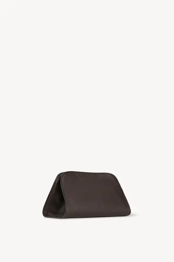 THE ROW Peggy Clutch - Walnut Shadow