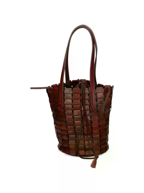 Dragon Diffusion Woven Drawstring Bucket Bag
