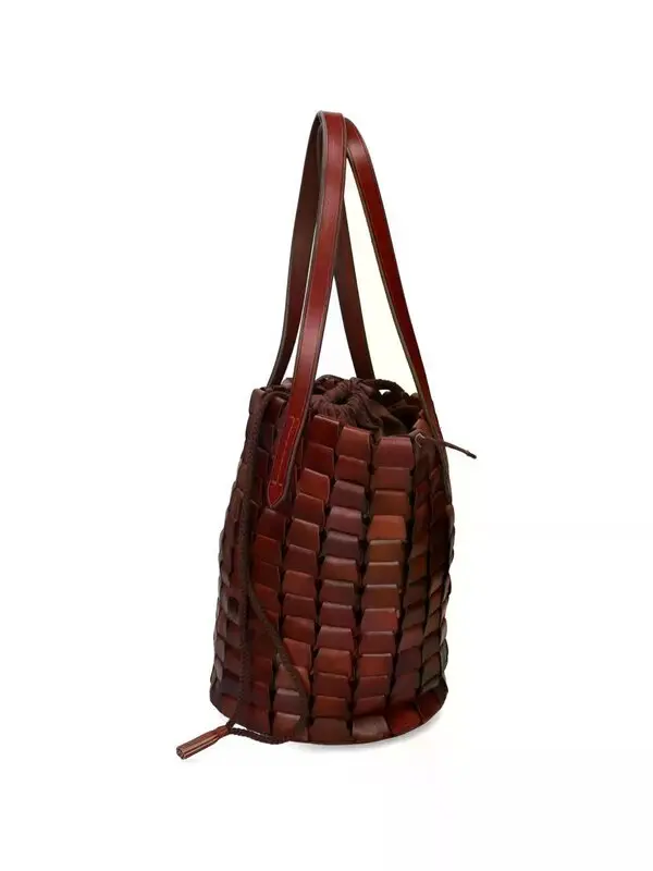 Dragon Diffusion Woven Drawstring Bucket Bag