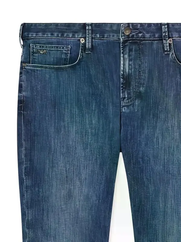 Emporio Armani Five-pocket Trousers - Blue