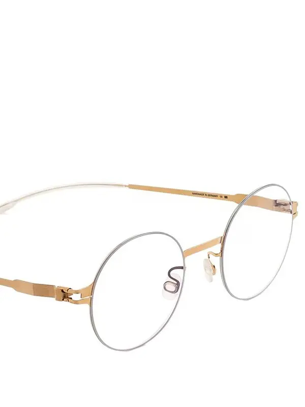 Mykita Lova Round-frame Glasses - Silver