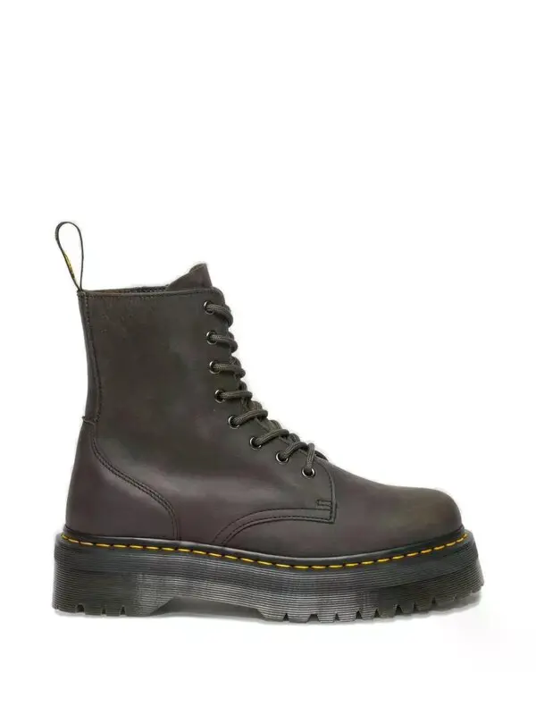 Dr. Martens Jadon Lace-up Platform Boots - Brown