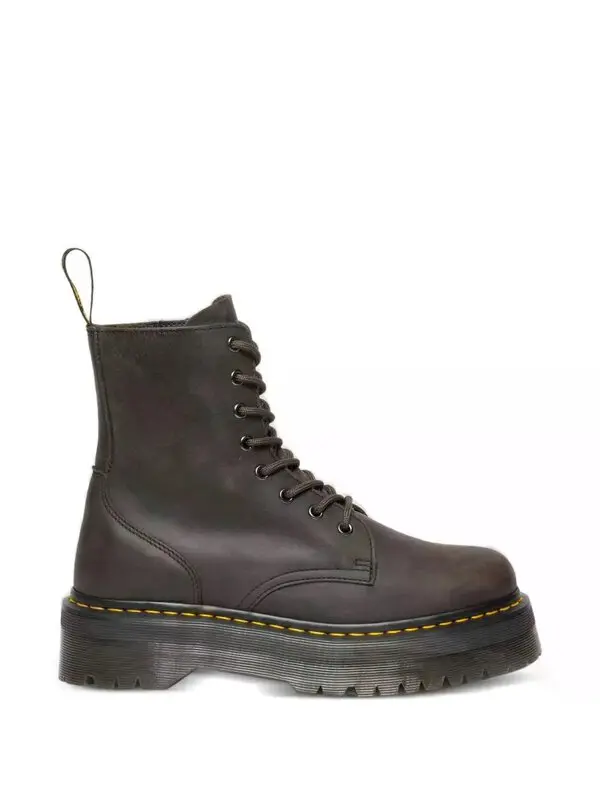 Dr. Martens Jadon Lace-up Platform Boots - Brown