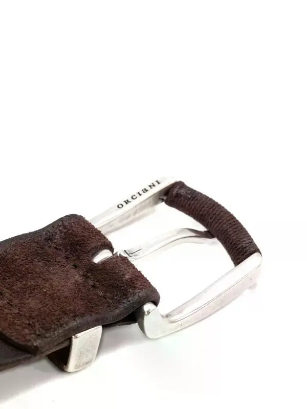 ORTIGNI Suede Buckled Belt