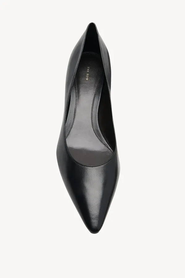 THE ROW Liisa Kitten Heel - Black