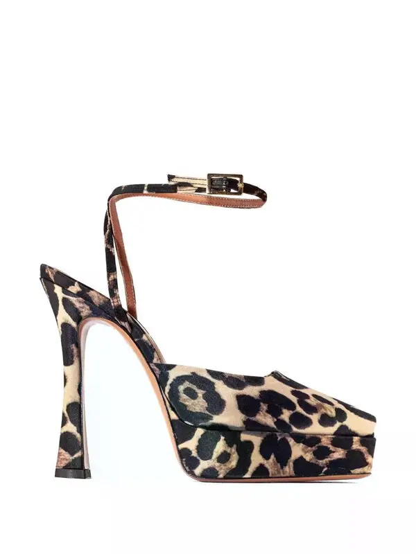 CASTAGNA Vicky Animal-print Platform Sandals - Neutrals