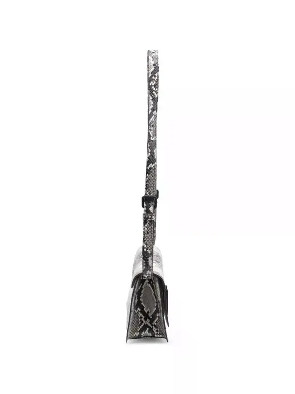 Moschino M-logo Python-print Shoulder Bag