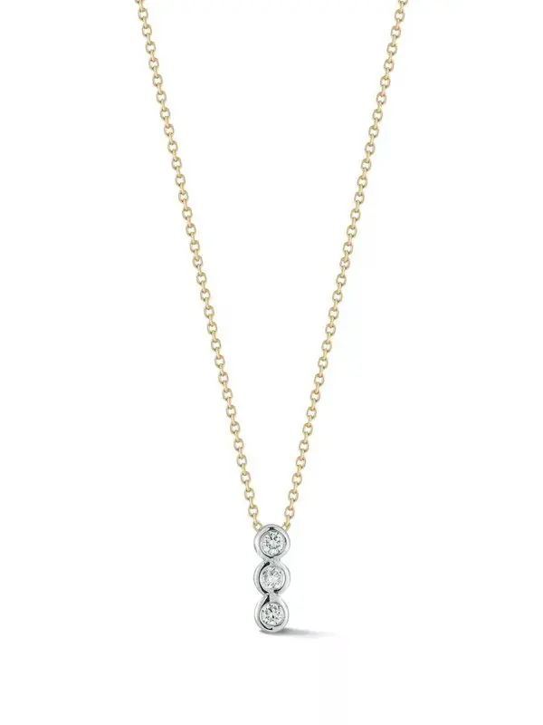 Mateo Trio Diamond Necklace - Gold