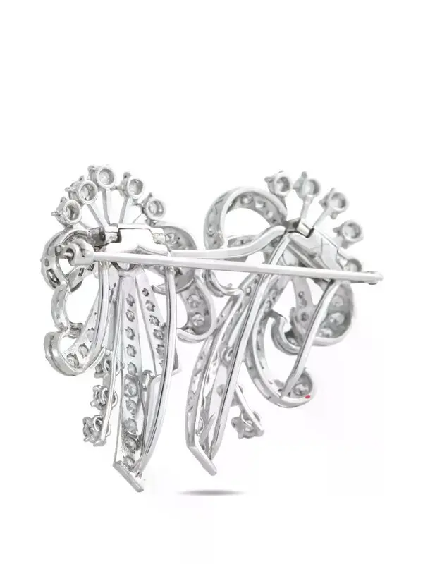 LB EXCLUSIVE Diamond Platinum Brooch