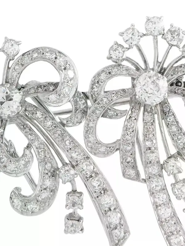 LB EXCLUSIVE Diamond Platinum Brooch