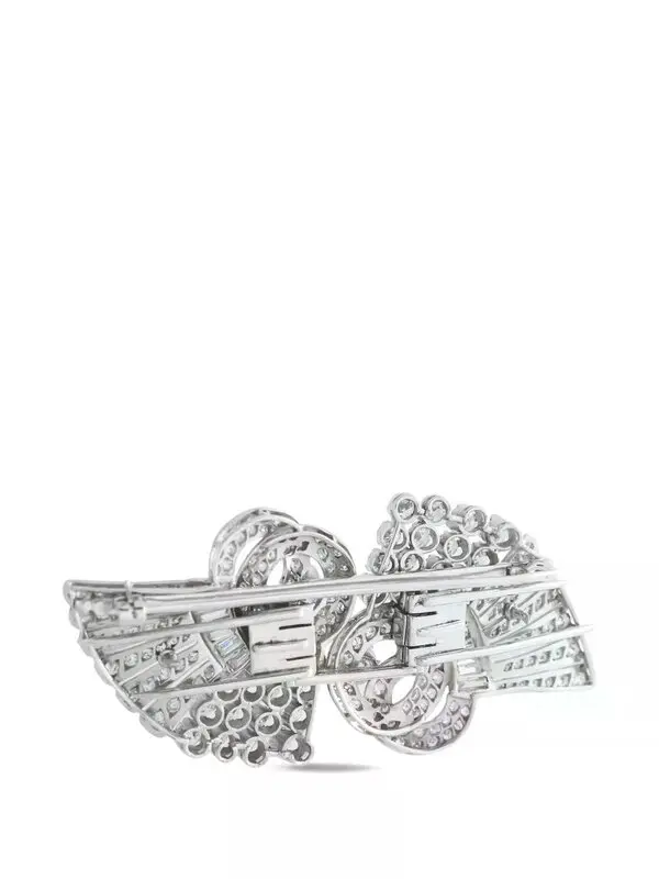 LB EXCLUSIVE Diamond Platinum Brooch