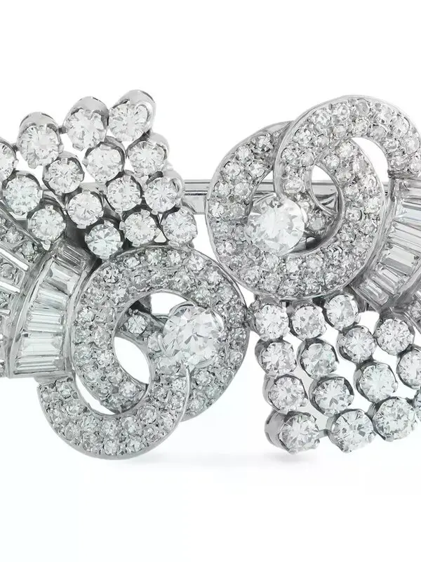 LB EXCLUSIVE Diamond Platinum Brooch