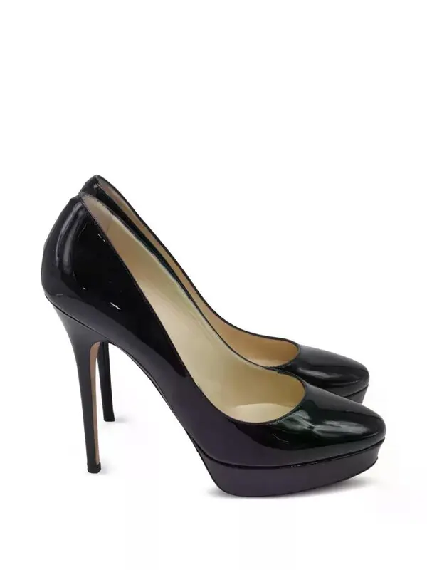 JIMMY CHOO Patent Leather Platform Pumps