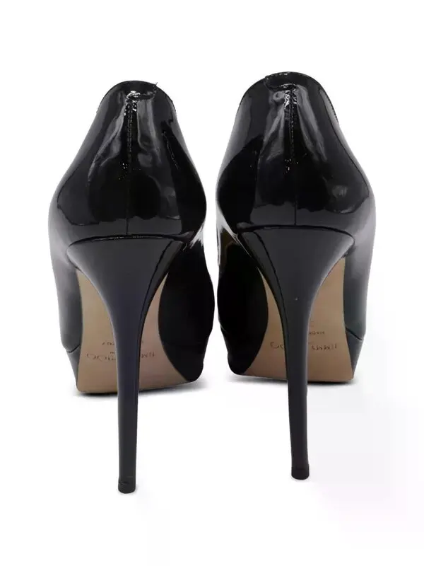 JIMMY CHOO Patent Leather Platform Pumps