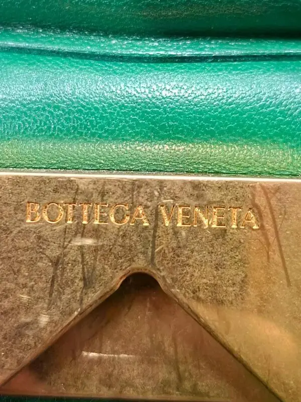Bottega Veneta Intrecciato Chain Shoulder Bag - Green