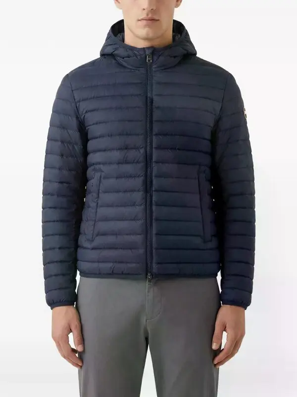 COLMAR Quilted Hooded Jacket - Blue