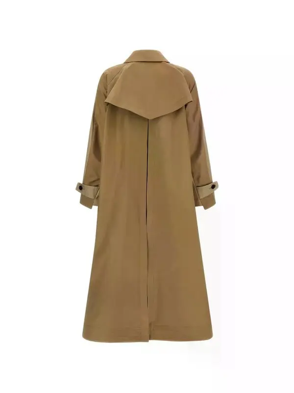 Sacai Double-layer Collared Trench Coat