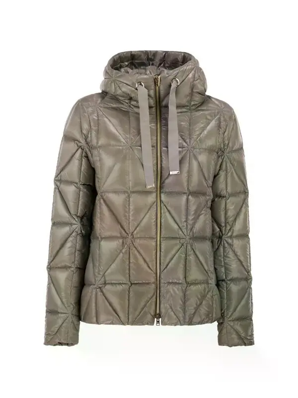 Herno Geometric Star Quilted Jacket - Grey
