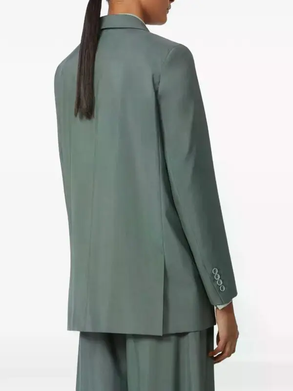 Max Mara Double-breasted Blazer - Green