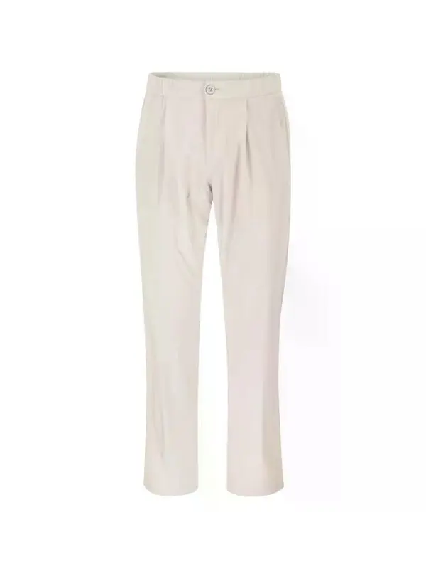 Herno Pleat Elasticated Trousers - Neutrals