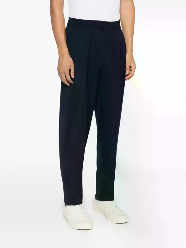 Zegna Pleated Elasticated Trousers