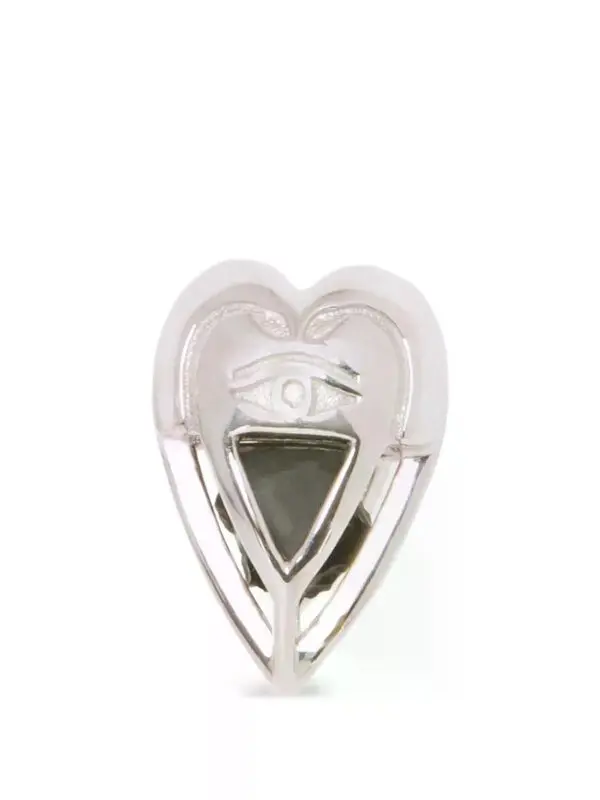 CAPSULE ELEVEN Heart-shape Onyx Stud Earrings