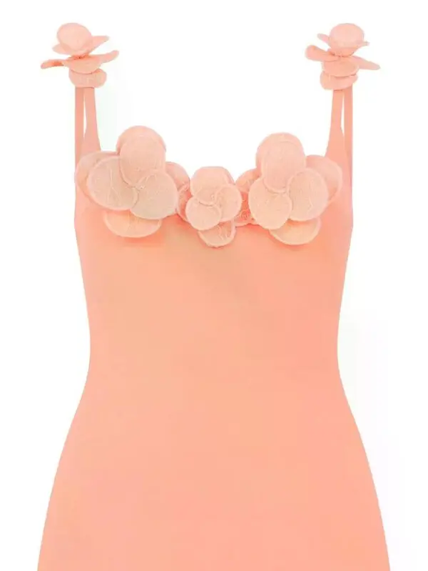 David Koma Floral-appliqué Mini Cocktail Dress