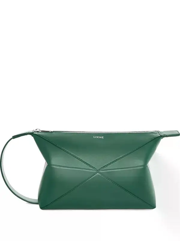 Loewe Logo-detail Shoulder Bag - Green