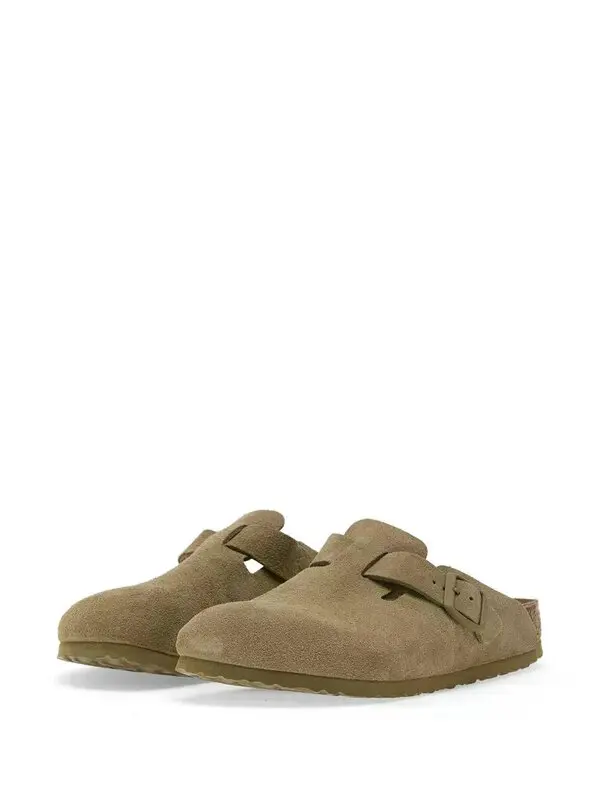 BIRKENSTOCK Boston Suede Flat Mules