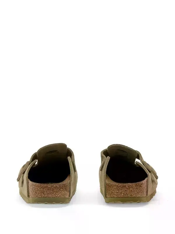 BIRKENSTOCK Boston Suede Flat Mules