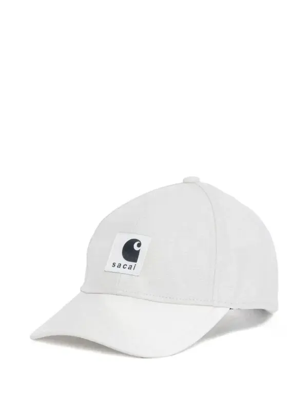 Sacai Cotton Cap - White