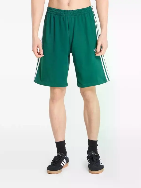 Adidas Logo-embroidered Shorts - Green