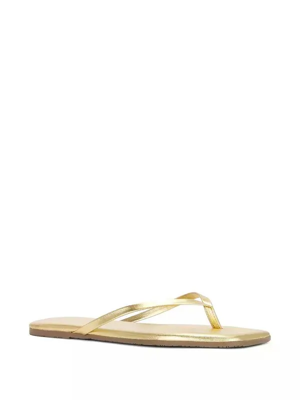 Tkees Square-toe Thong Sandals - Gold