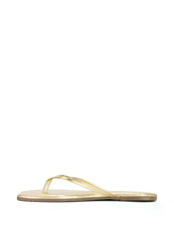 Tkees Square-toe Thong Sandals - Gold