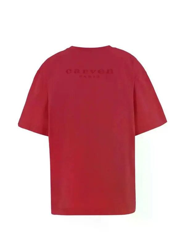 Carven Logo-detail T-shirt - Pink