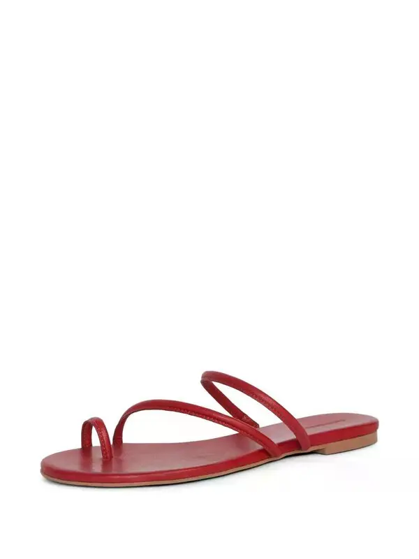 REFORMATION Ludo Open-toe Strappy Sandals - Red