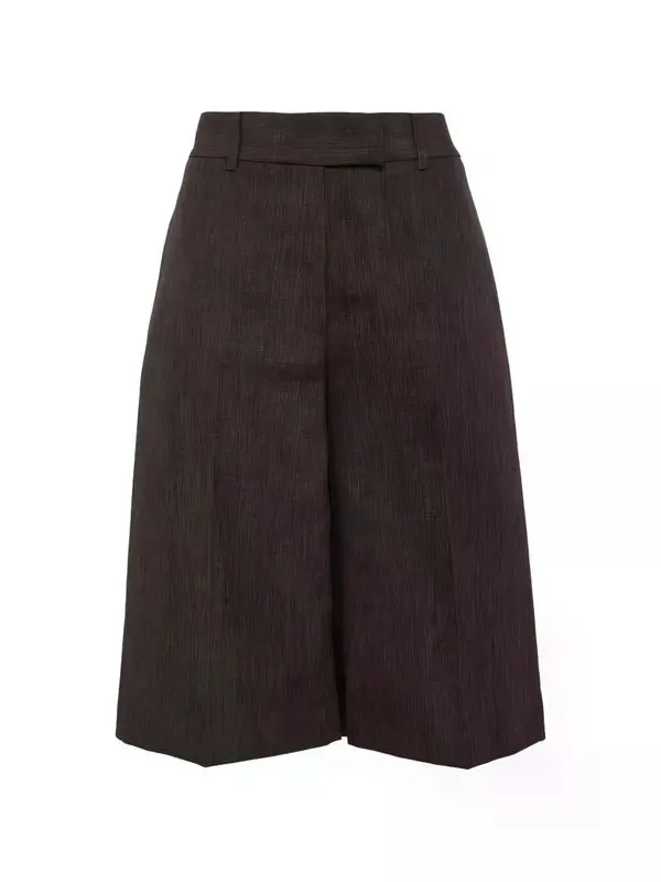 MSGM Tailored Wide-leg Shorts