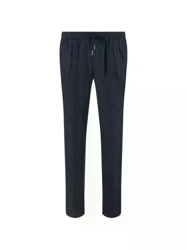 Boggi Milano City Drawstring Trousers - Blue