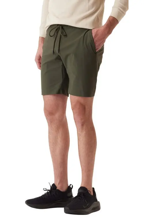 DEKE Solarx Stretch Nylon Warp Knit Drawstring Shorts - Olive