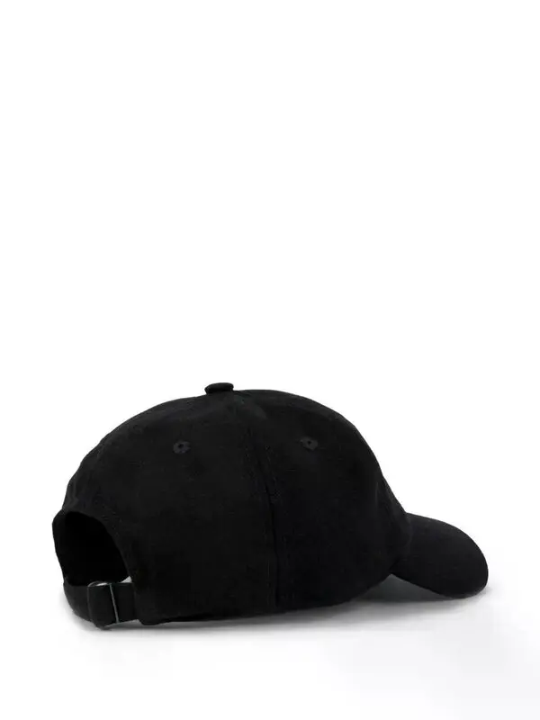 SPORTY & RICH Ny Crest Wool Cap - Black