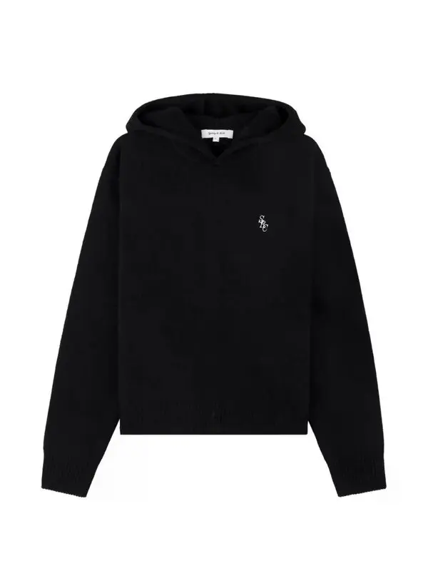 SPORTY & RICH Src Embroidered Hoodie