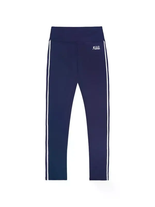SPORTY & RICH Sr Runner Stripe-detail Leggings