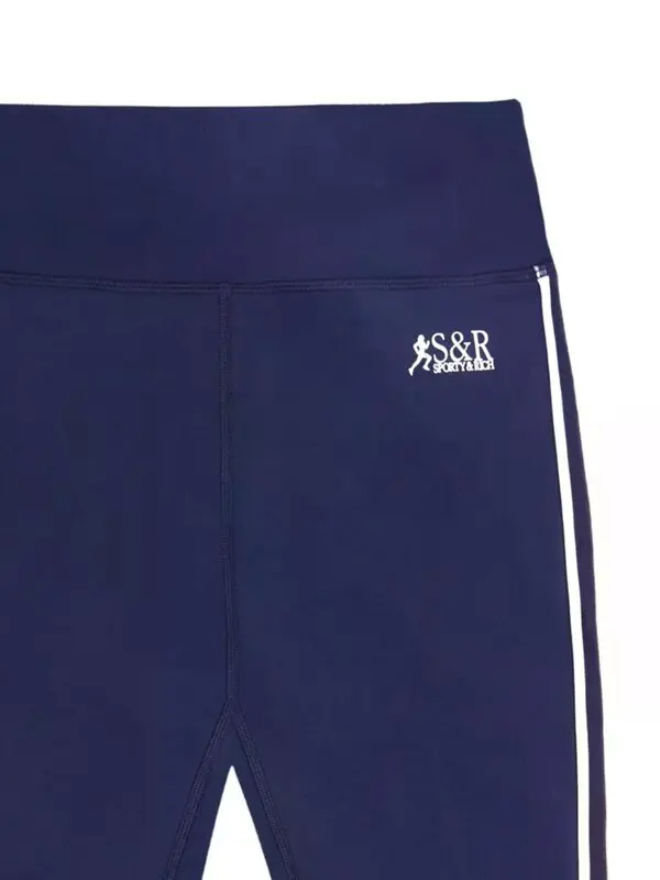 SPORTY & RICH Sr Runner Stripe-detail Leggings