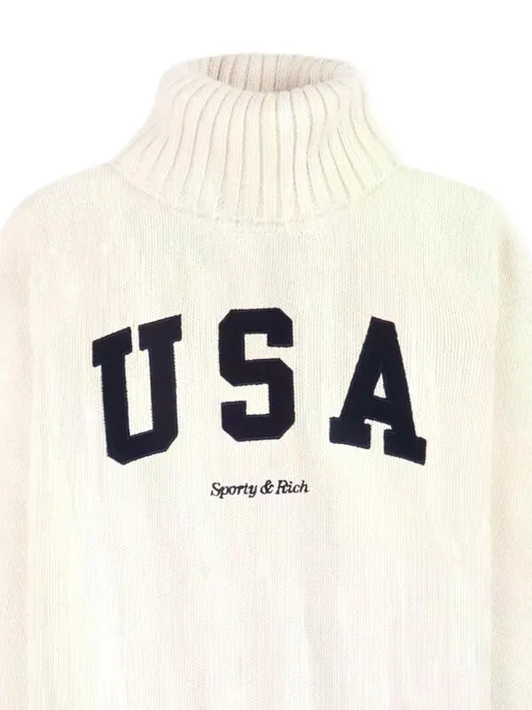 Sporty & Rich Roll-neck Sweater
