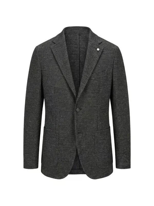 L.B.M. 1911 Notch-lapel Single-breasted Blazer