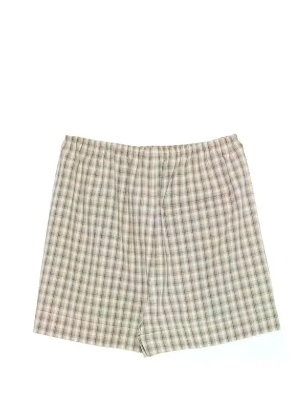 Nanushka Hira Check Print Relaxed Fit Shorts