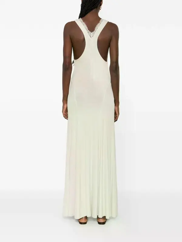 Nanushka Lace Detail Tank Maxi Dress
