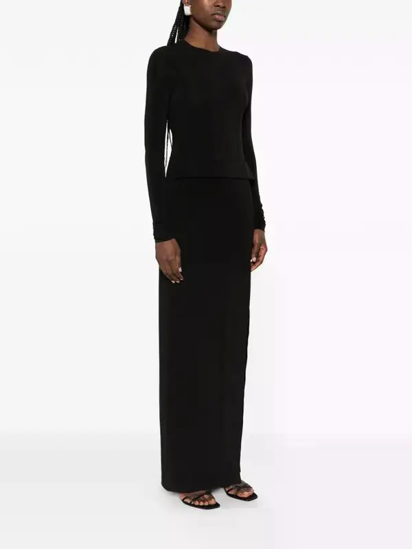 Nanushka Shada Long-sleeve Maxi Dress - Black
