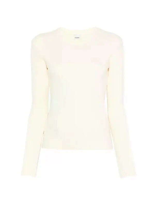 Nanushka Slim-fit Long-sleeve T-shirt - Yellow