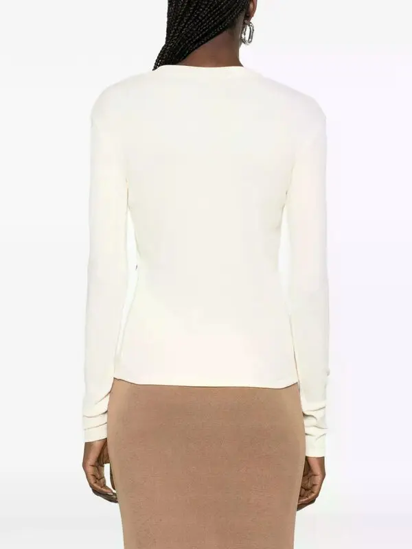 Nanushka Slim-fit Long-sleeve T-shirt - Yellow